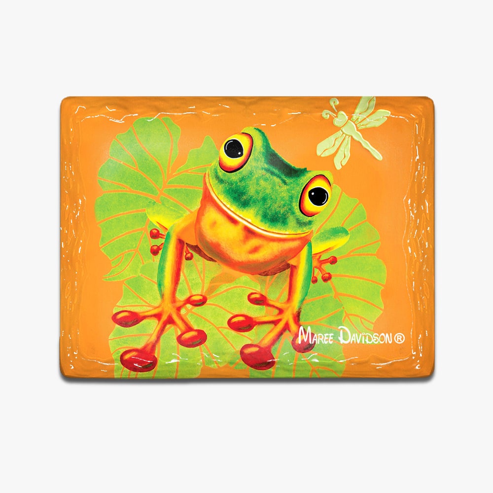 Leapfrog - Ceramic Magnets Australian Green Tree Frog
