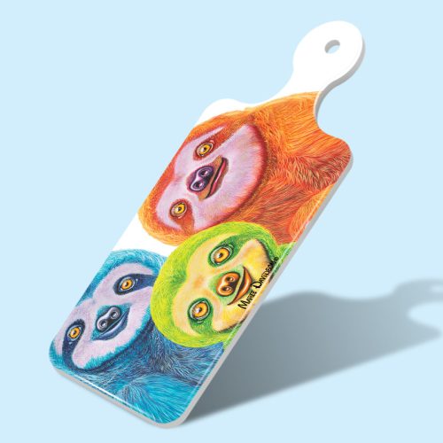 CATCH ME IF YOU CAN - RECTANGLE CERAMIC CHEESE PLATTER